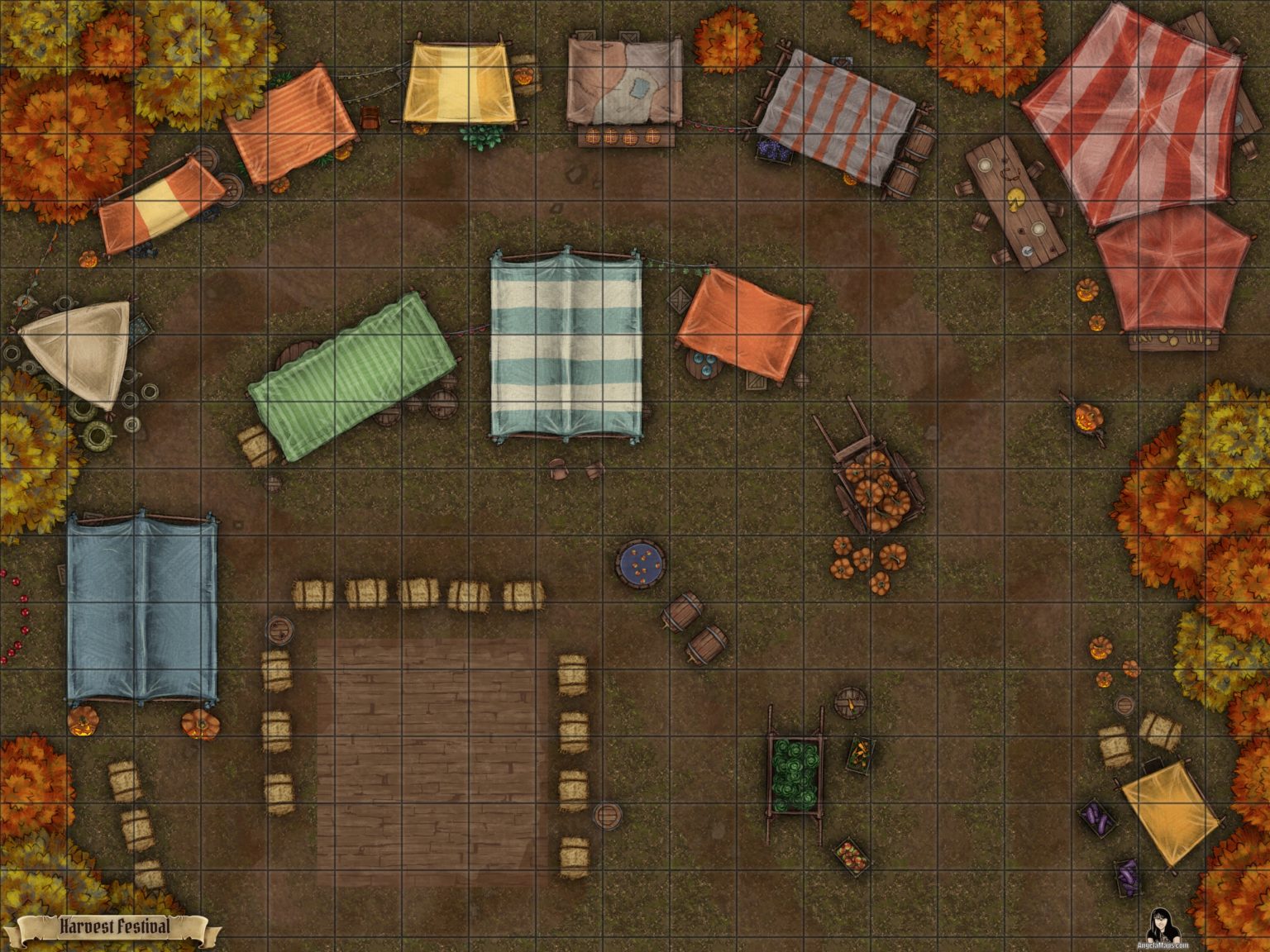 Harvest Festival – Angela Maps – Free, Static, and Animated Battle Maps ...