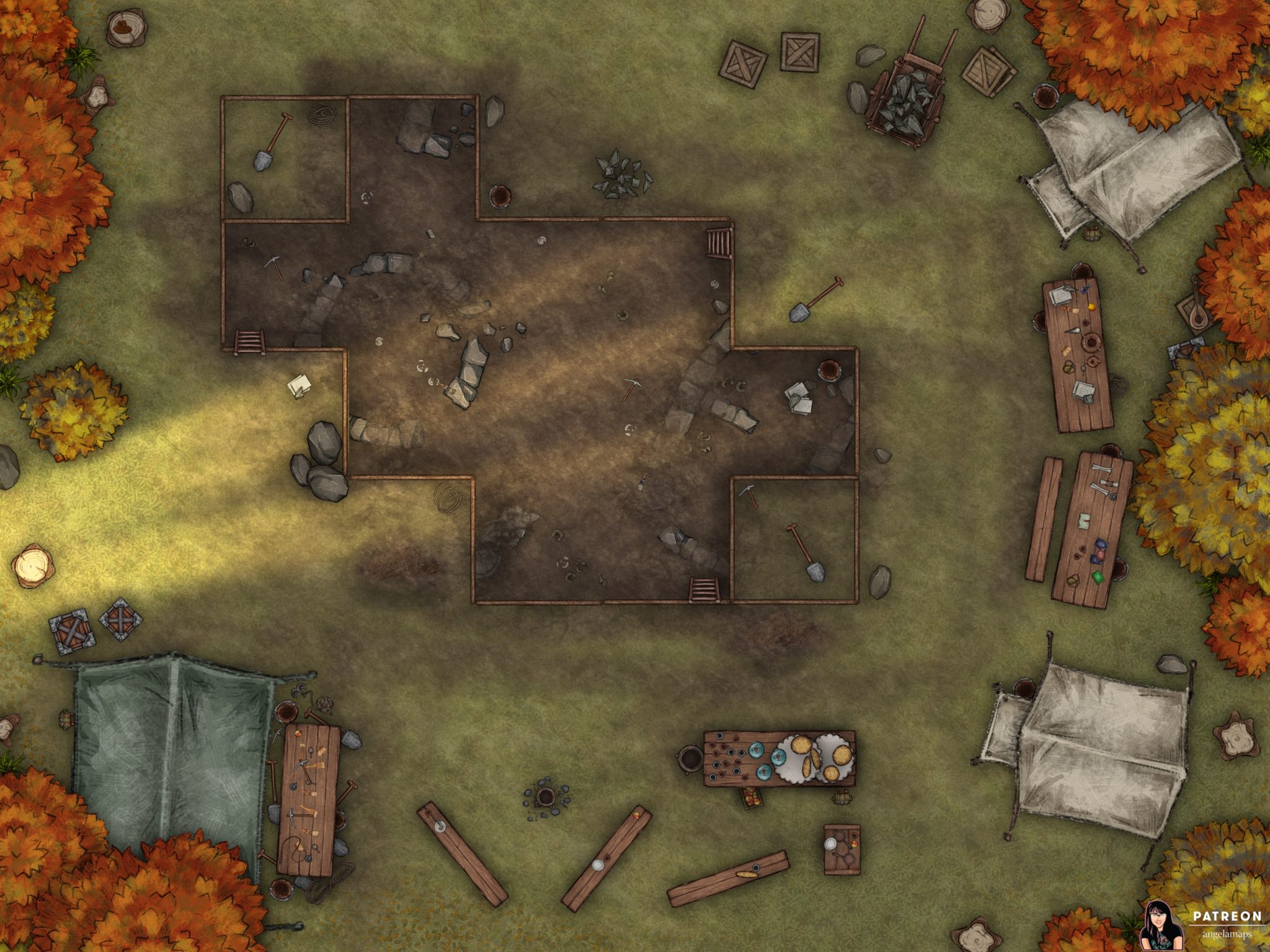 Archeological Dig – Angela Maps – Free, Static, and Animated Battle ...