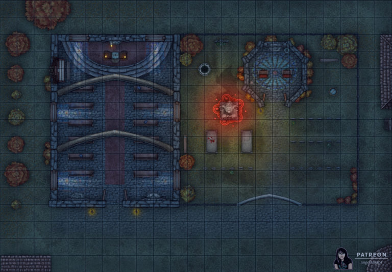 Small Church – Angela Maps – Free, Static, and Animated Battle Maps for ...