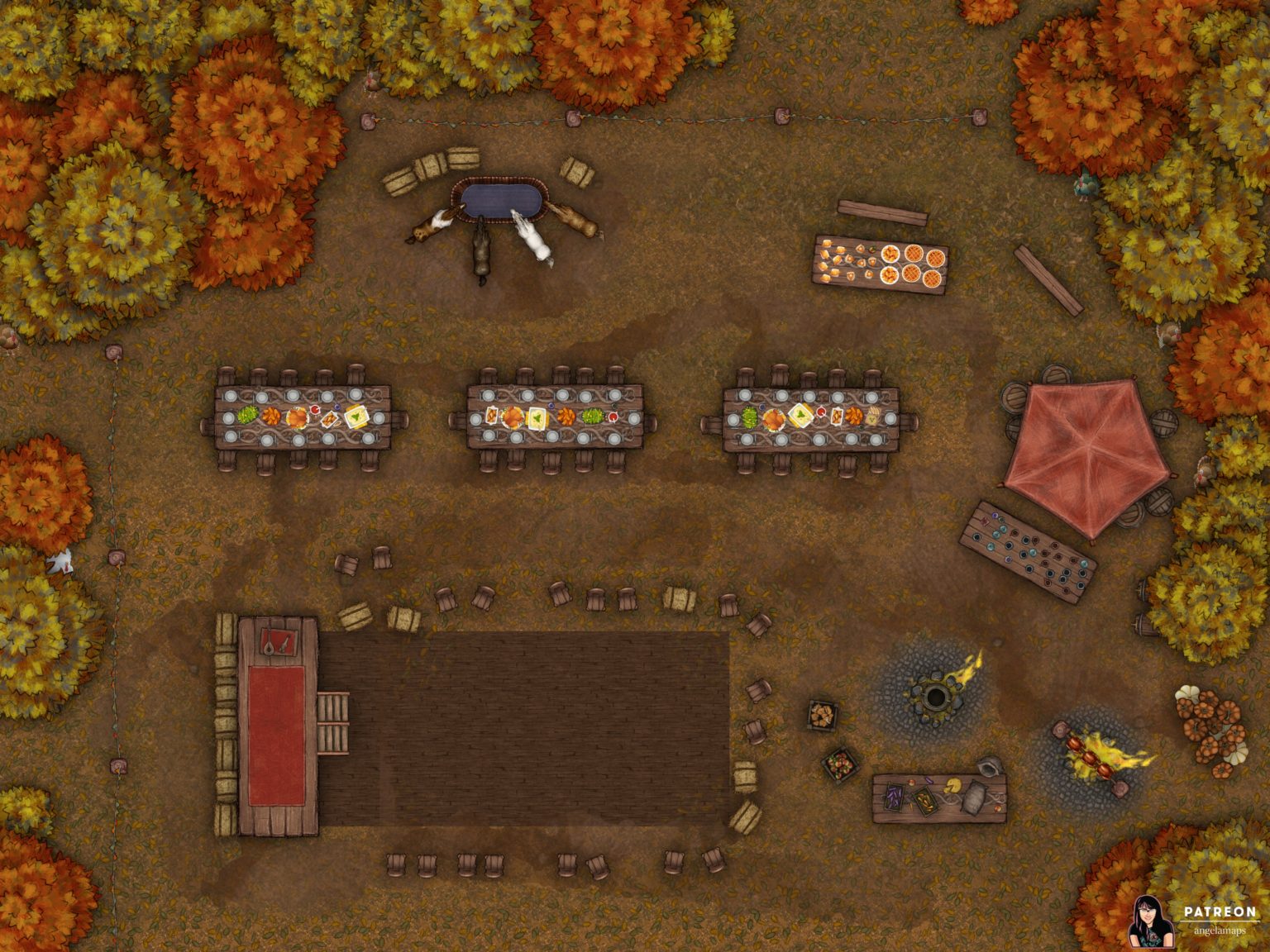 forest Archives ⋆ Angela Maps - Free, Static, and Animated Battle Maps ...