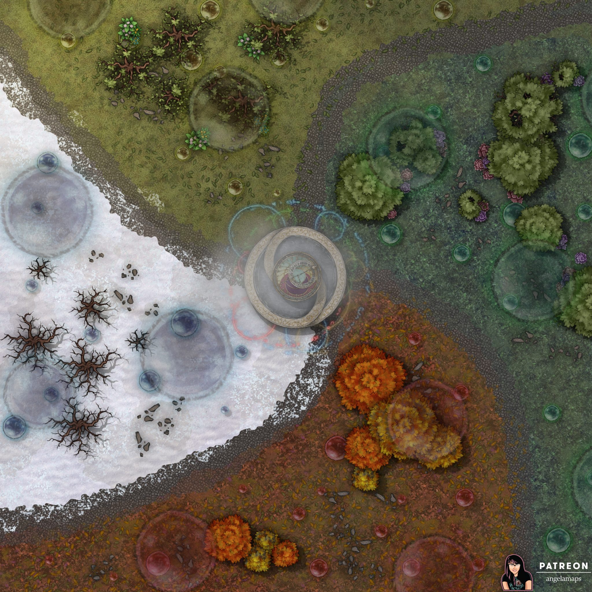 Fountain of Youth – Angela Maps – Free, Static, and Animated Battle ...