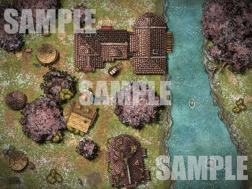 Riverside Mill ⋆ Angela Maps - Free, Static, and Animated Battle Maps ...