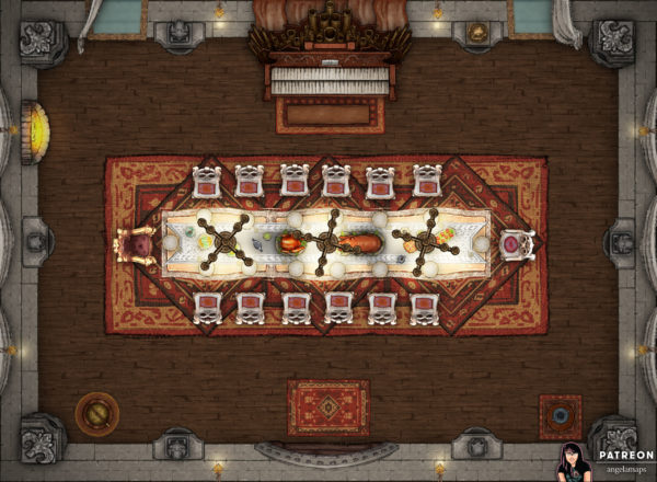 Vampire’s Dining Hall – Angela Maps – Free, Static, and Animated Battle ...