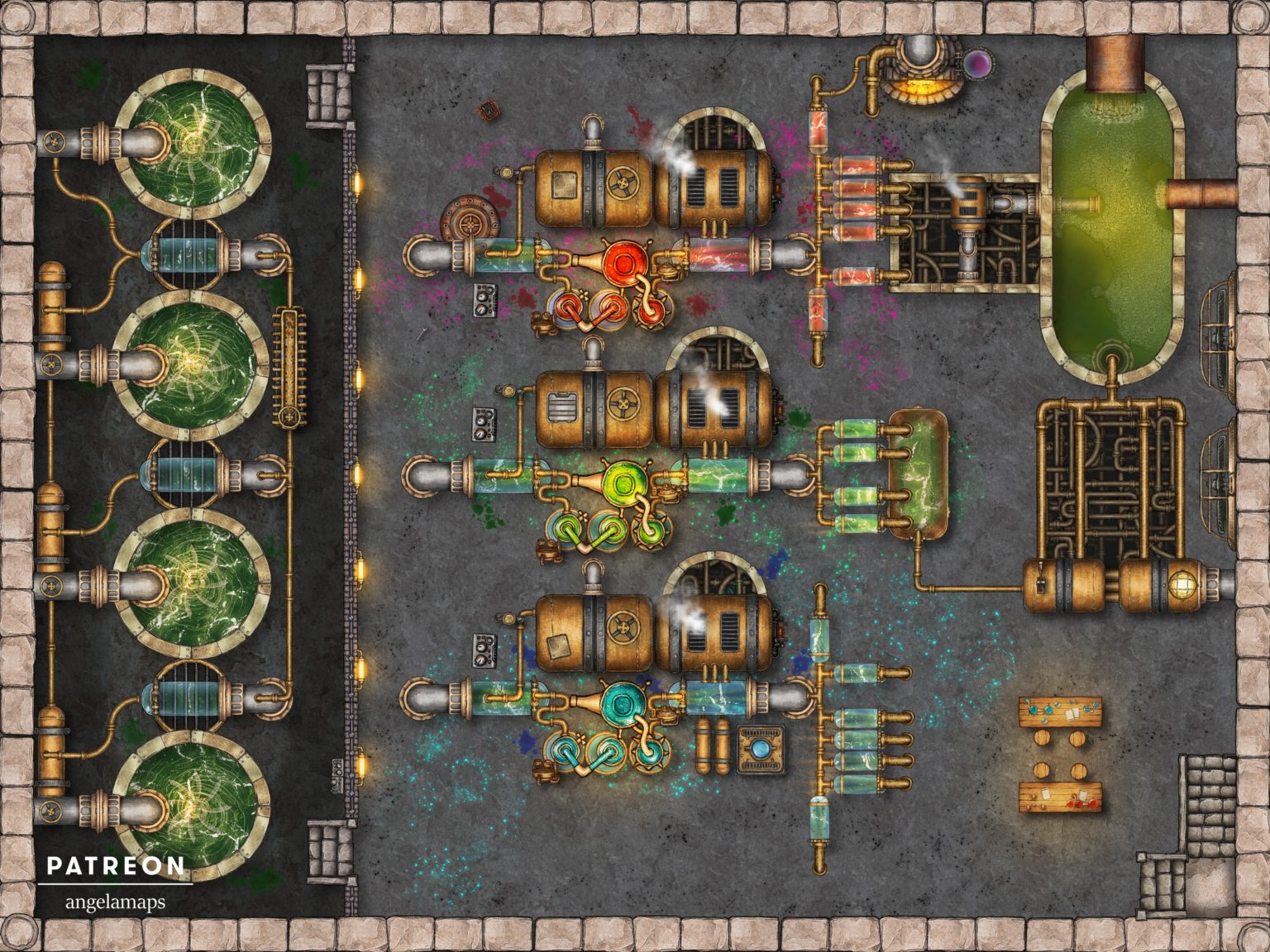Wiser Wizard Potion Factory – Angela Maps – Free, Static, and Animated ...