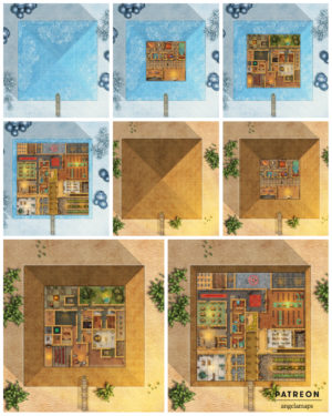 Pyramid – Angela Maps – Free, Static, and Animated Battle Maps for D&D ...