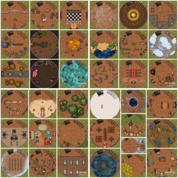 Endless Wizard Tower – Angela Maps – Free Battle Maps for TTRPGs