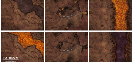 Warforged Colossus ⋆ Angela Maps - Battle Maps for D&D and other RPGs