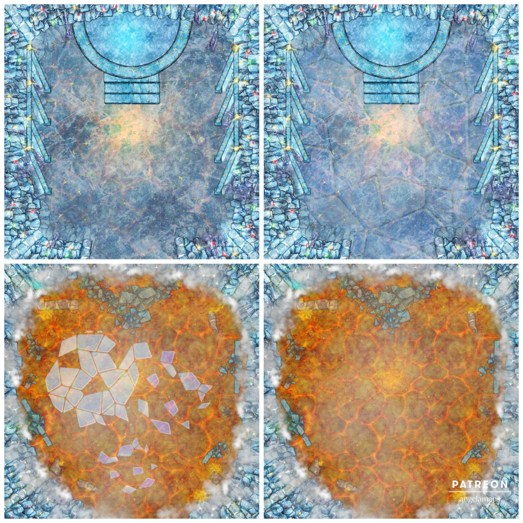 White Dragon Cave – Angela Maps – Free, Static, and Animated Battle ...