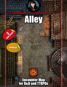 Alley battle map pack – Foundry VTT support. JPG/MP4 – Angela Maps ...