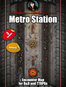 Metro Station battle map pack – Foundry VTT support. JPG/MP4 – Angela ...