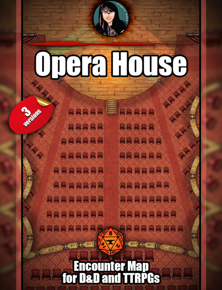 Opera House battle map pack – Foundry VTT support. JPG – Angela Maps ...