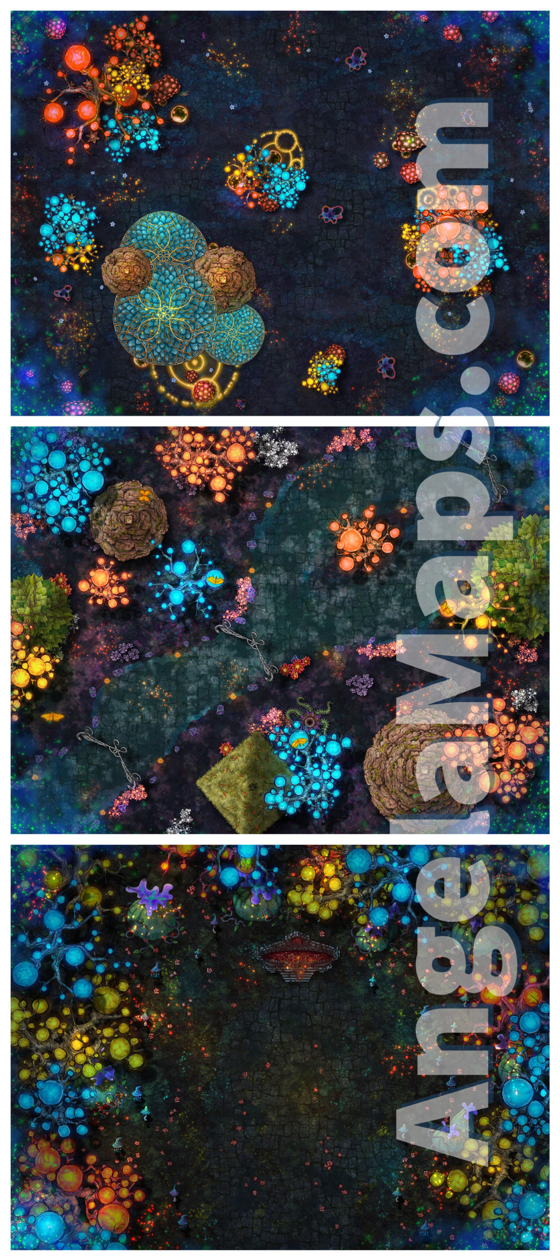 Glow – Angela Maps – Free, Static, and Animated Battle Maps for D&D and ...