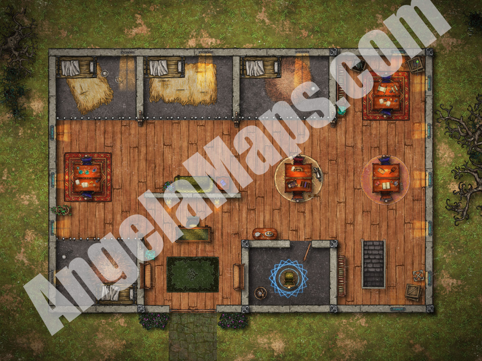 Police Station and Morgue - Foundry VTT support. JPG ⋆ Angela Maps ...