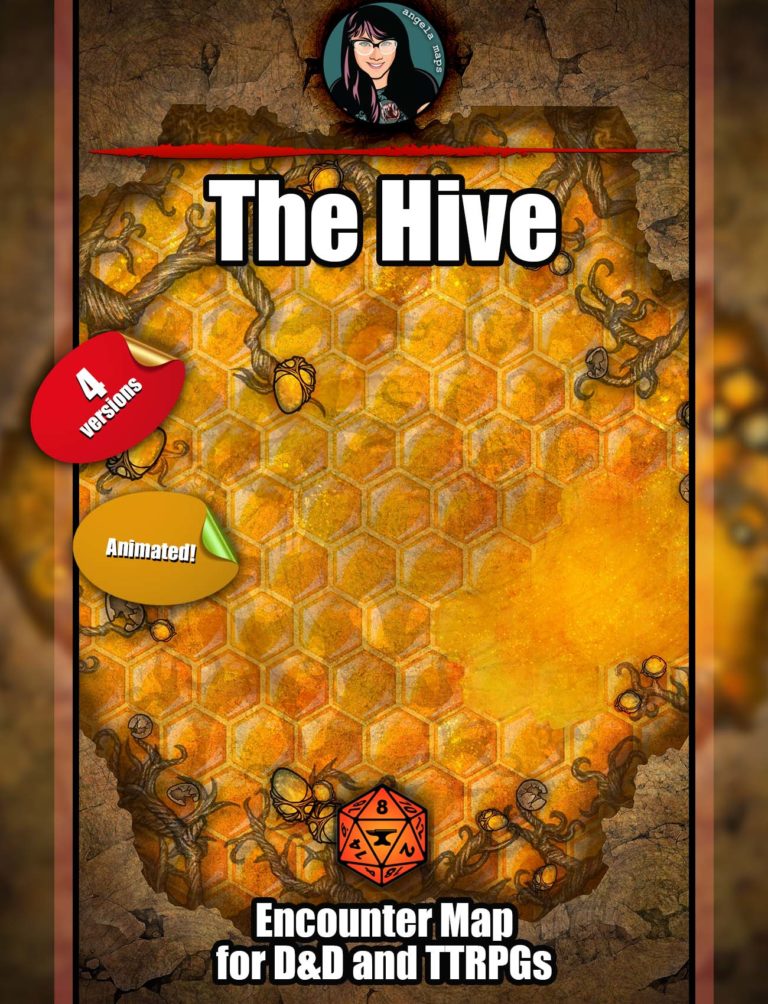 The Hive – Foundry VTT support. JPG/WEBM – Angela Maps – Free, Static ...