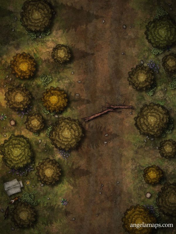 Forest Ambush ⋆ Angela Maps - Battle Maps for D&D and other RPGs