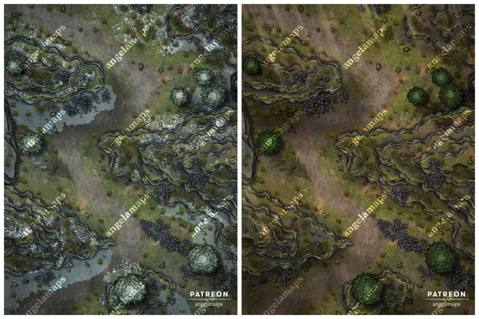 Mountain – Angela Maps – Free, Static, and Animated Battle Maps for D&D ...