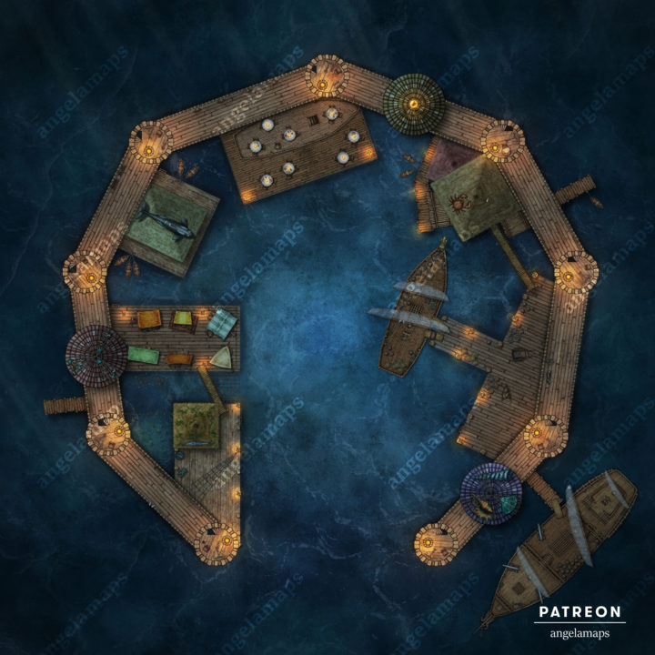 Sea City – Foundry VTT support – Animated JPG/MP4/WEBM – Angela Maps ...