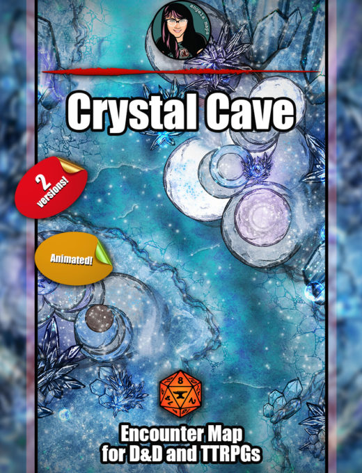 Crystal Ice Cavern – Foundry VTT support – Animated JPG/WEBM – Angela ...