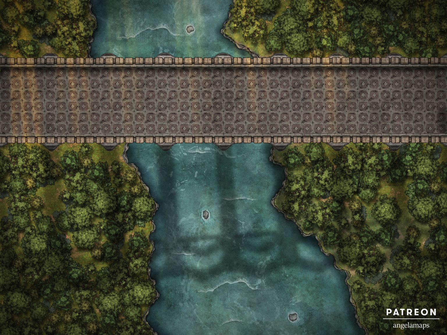 Aqueduct – Angela Maps – Free, Static, and Animated Battle Maps for D&D ...