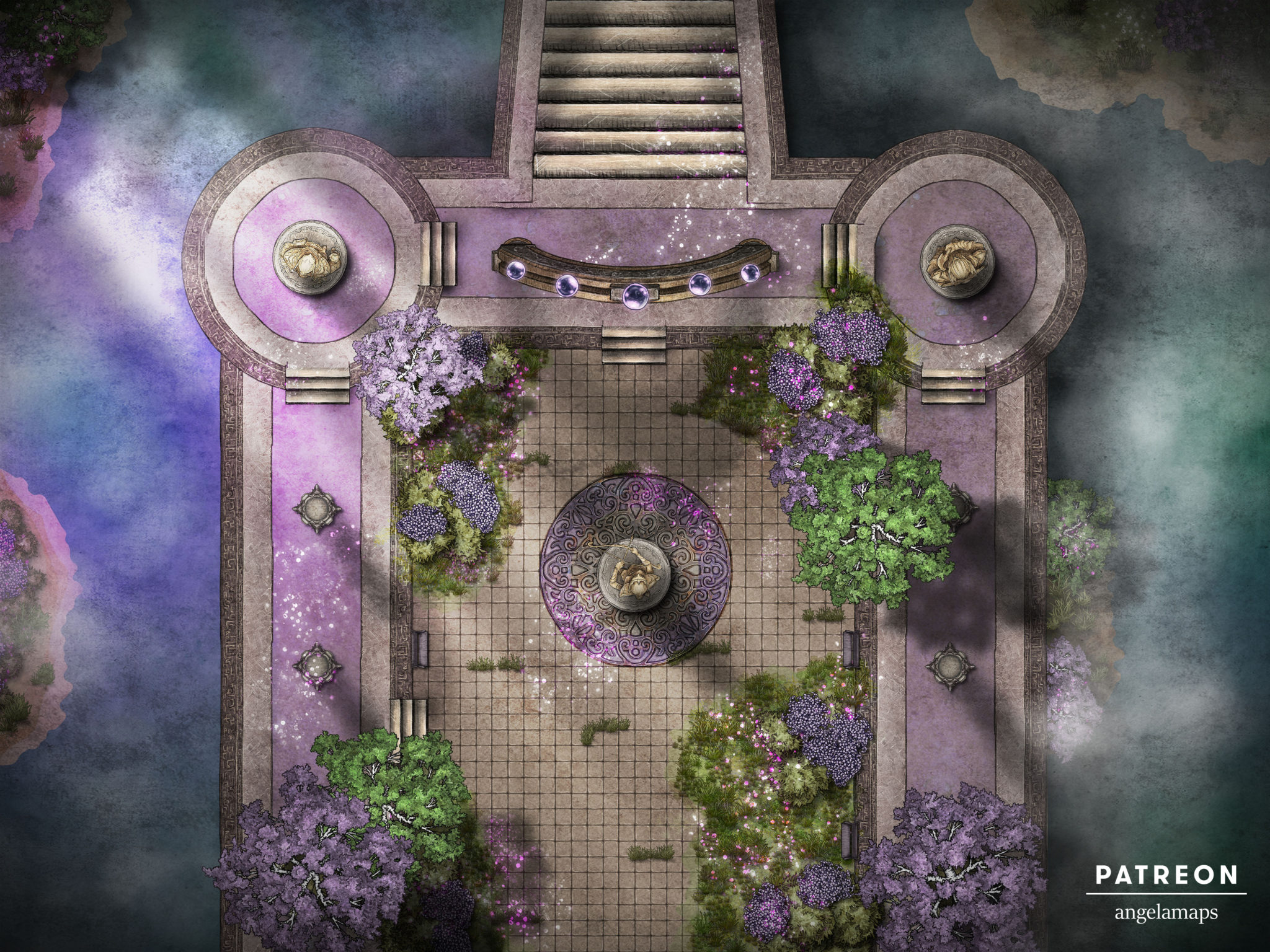 The Terrace – Angela Maps – Free, Static, and Animated Battle Maps for ...