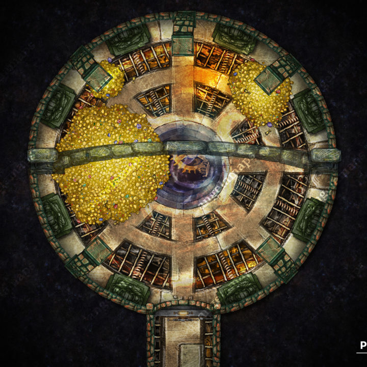 Strange Room battle map with Foundry VTT support – Animated JPG/WEBM ...