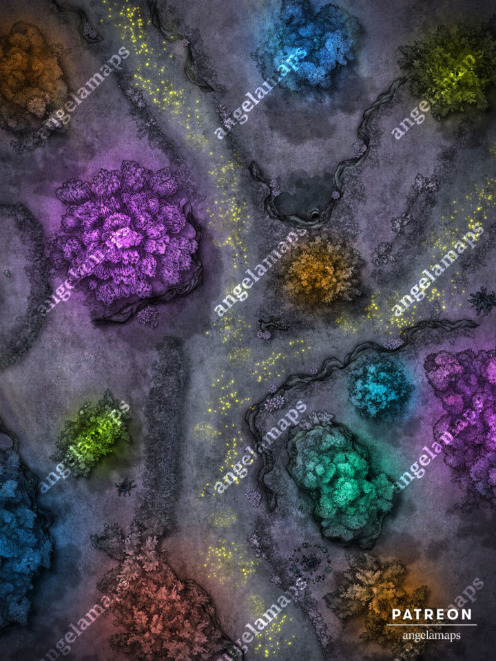 Crossroads battle map with Foundry VTT support – Animated JPG/WEBM ...