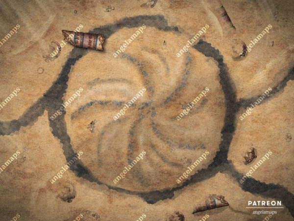Desert battle map with Foundry VTT support – Animated JPG/WEBM – Angela ...