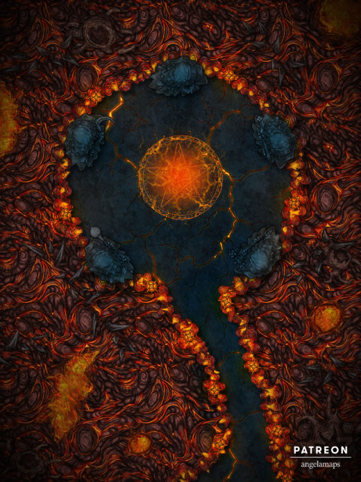 Hell – Angela Maps – Free, Static, and Animated Battle Maps for D&D and ...