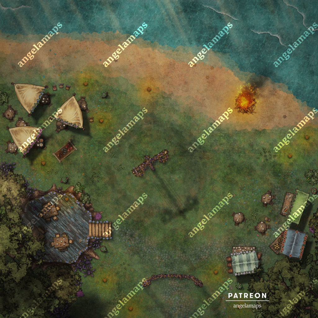 Midsummer festival battle map with a maypole, bonfire, and lots of food ... Midsummer festival battle map with a maypole, bonfire, and lots of food ...