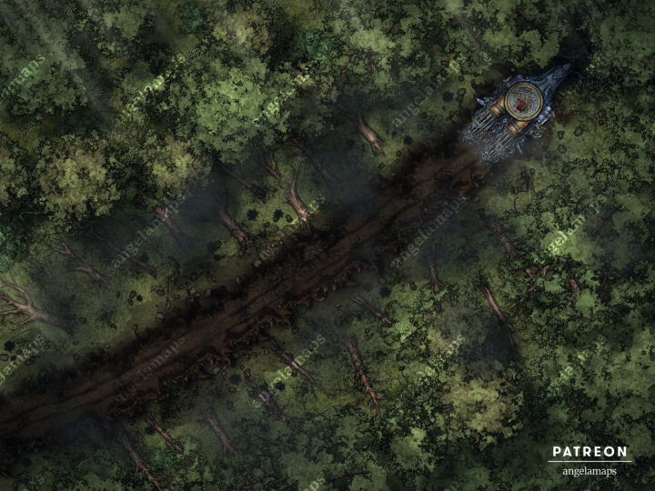 The Crash Battle Map With Foundry Vtt Support Animated Webm