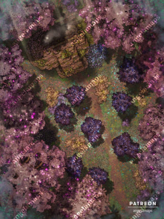 Hag Hut battle map with Foundry VTT support – JPG – Angela Maps – Free ...