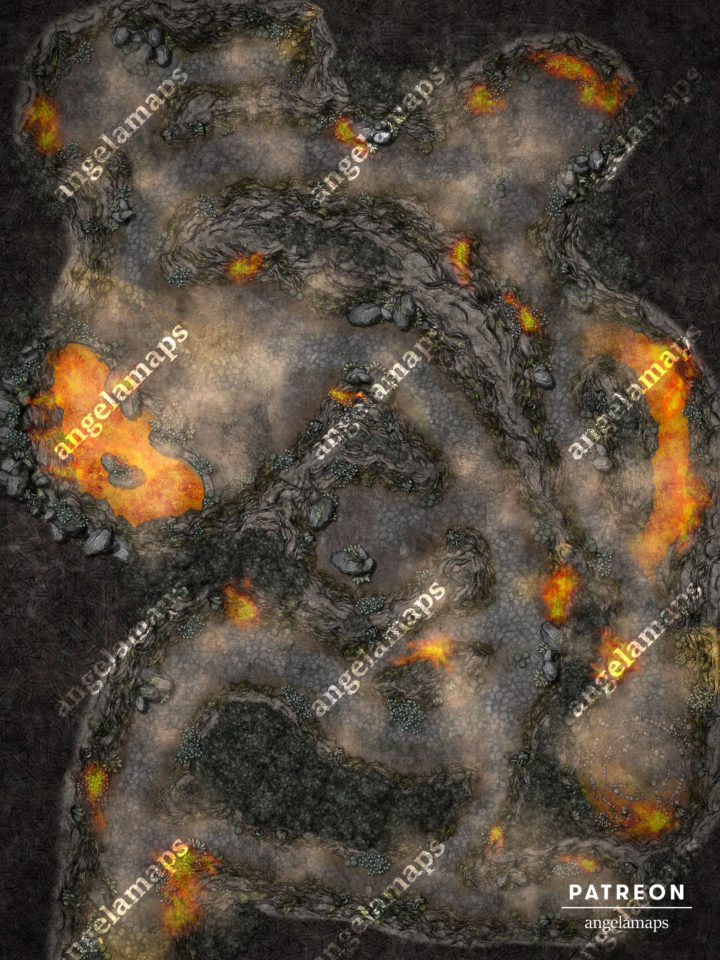 Angela Maps - Druid Cave - Foundry Hub