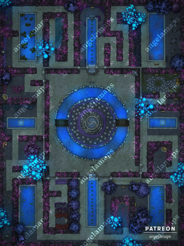 The Garden – Angela Maps – Free, Static, and Animated Battle Maps for D ...