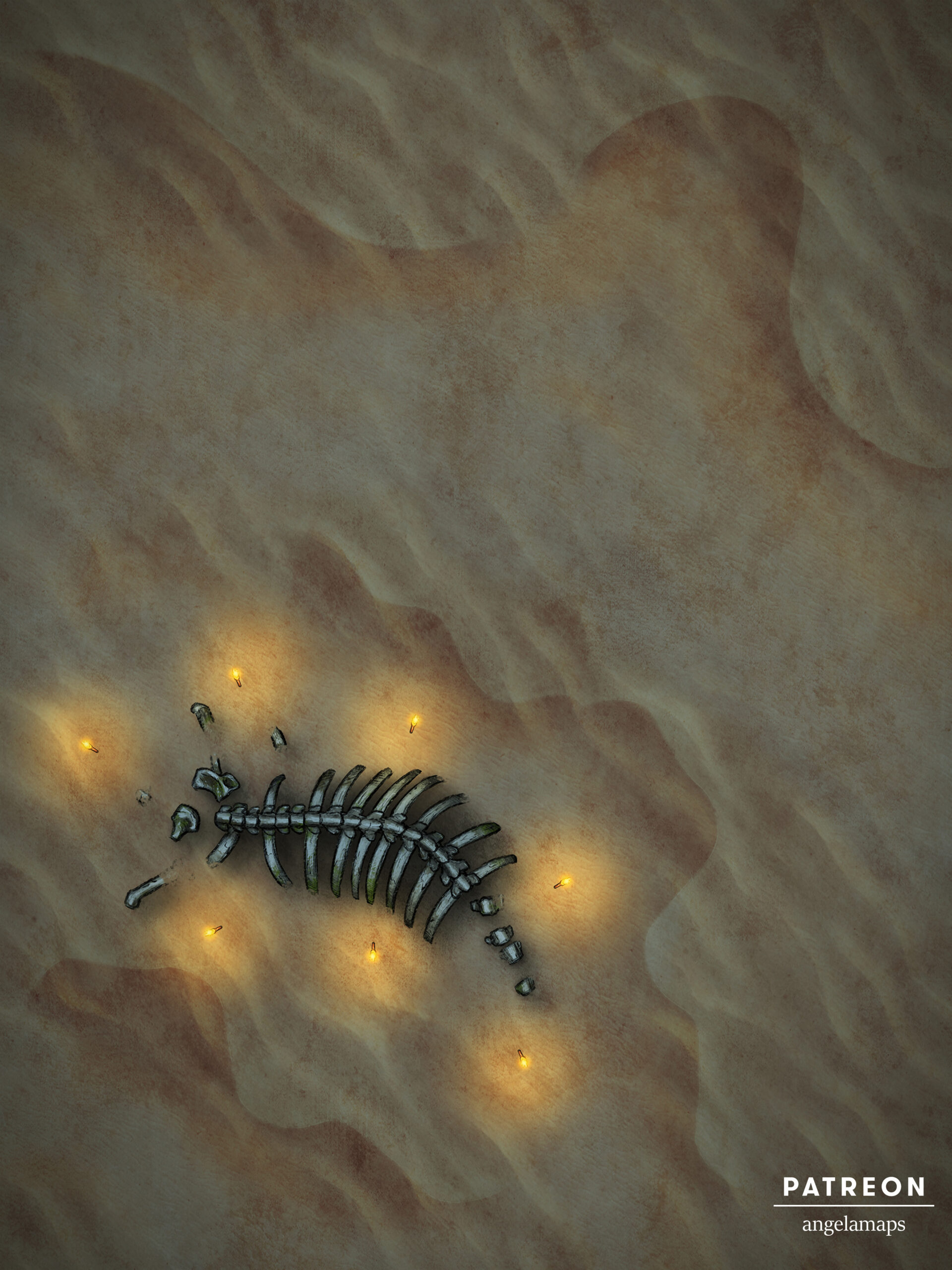 Desert – Angela Maps – Free, Static, and Animated Battle Maps for D&D ...