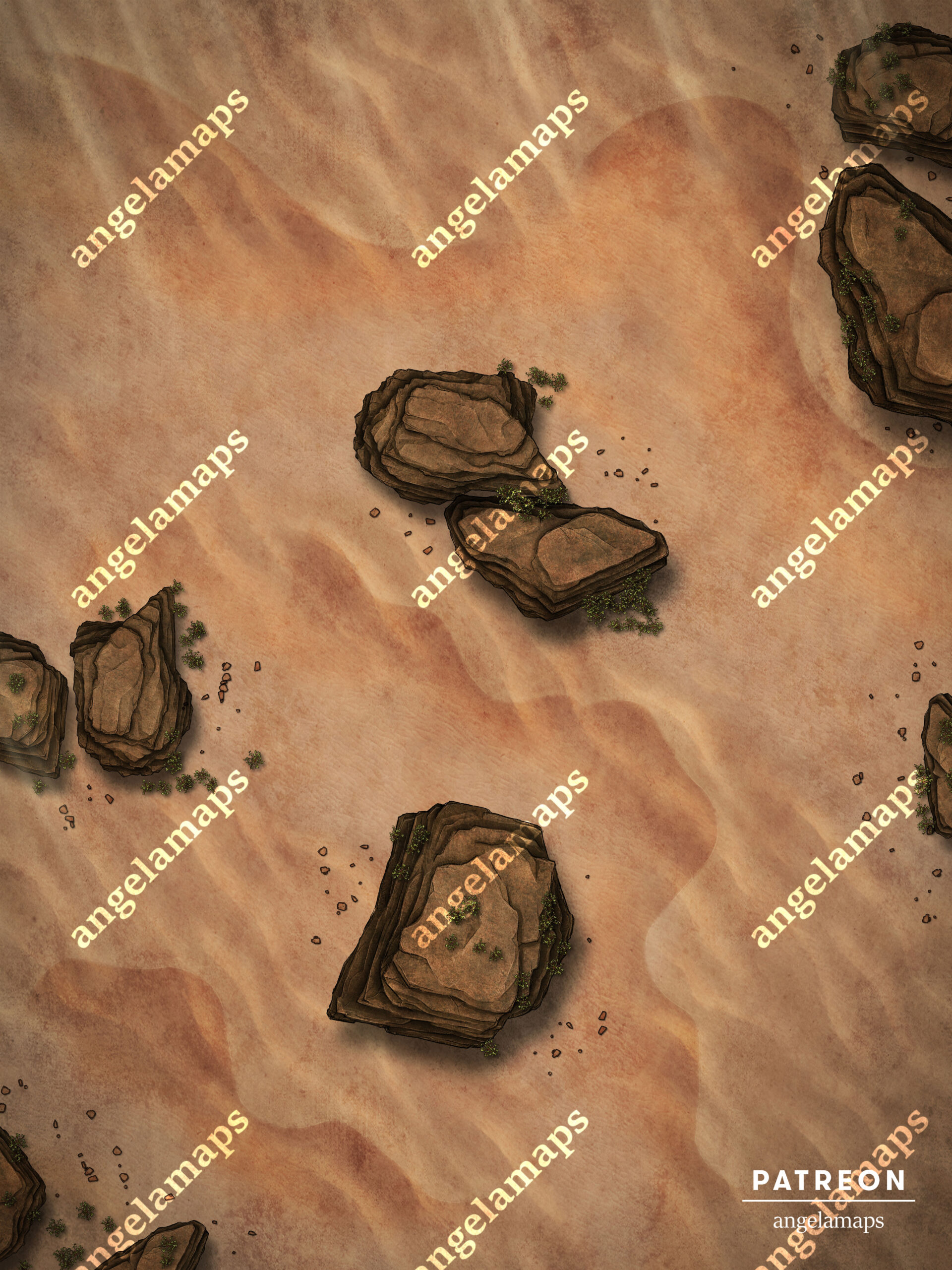 Desert – Angela Maps – Free, Static, and Animated Battle Maps for D&D ...