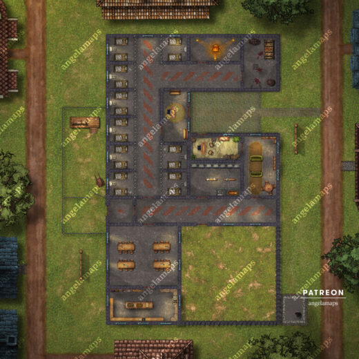 Prison – Angela Maps – Free Battle Maps for TTRPGs