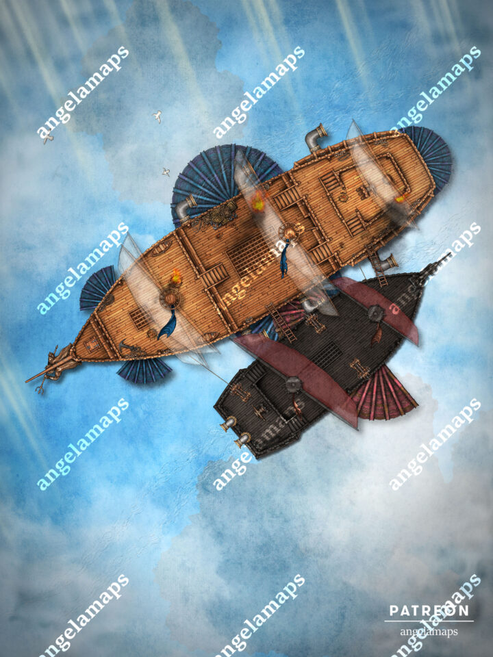 Ship Boarding – Angela Maps – Free, Static, and Animated Battle Maps ...