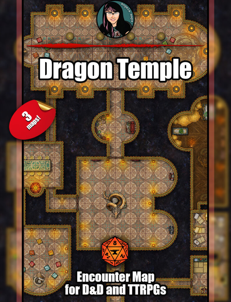 Dragon Temple – Angela Maps – Free, Static, and Animated Battle Maps ...
