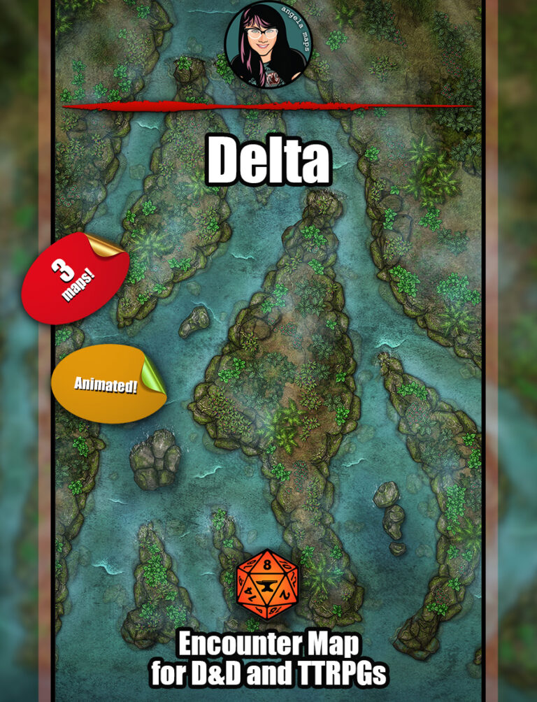Delta – Angela Maps – Free, Static, and Animated Battle Maps for D&D ...