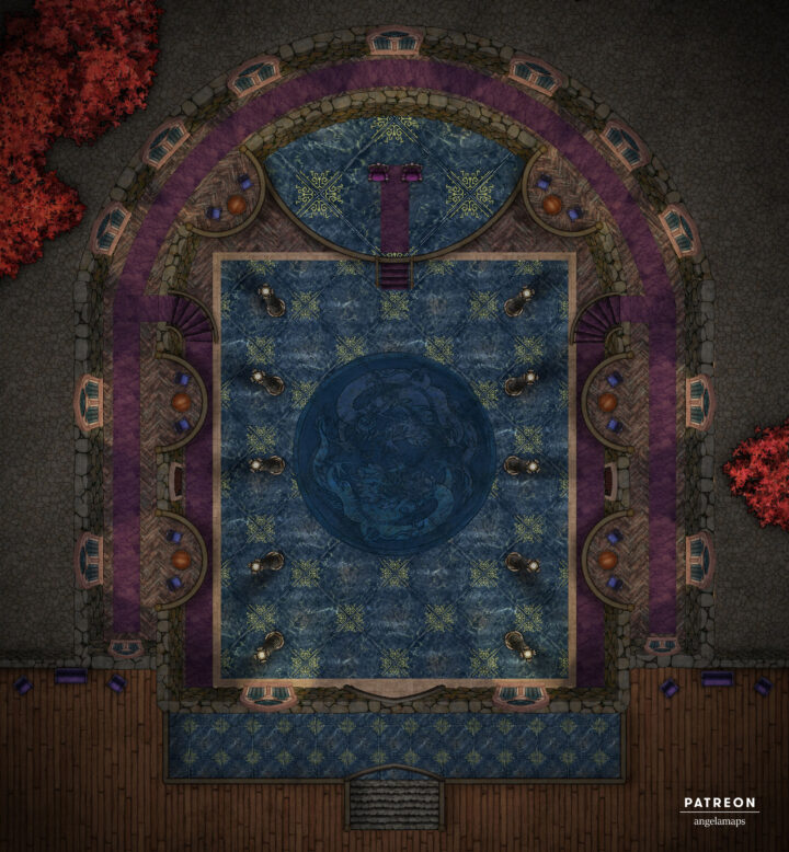 Ballroom – Angela Maps – Free, Static, and Animated Battle Maps for D&D ...