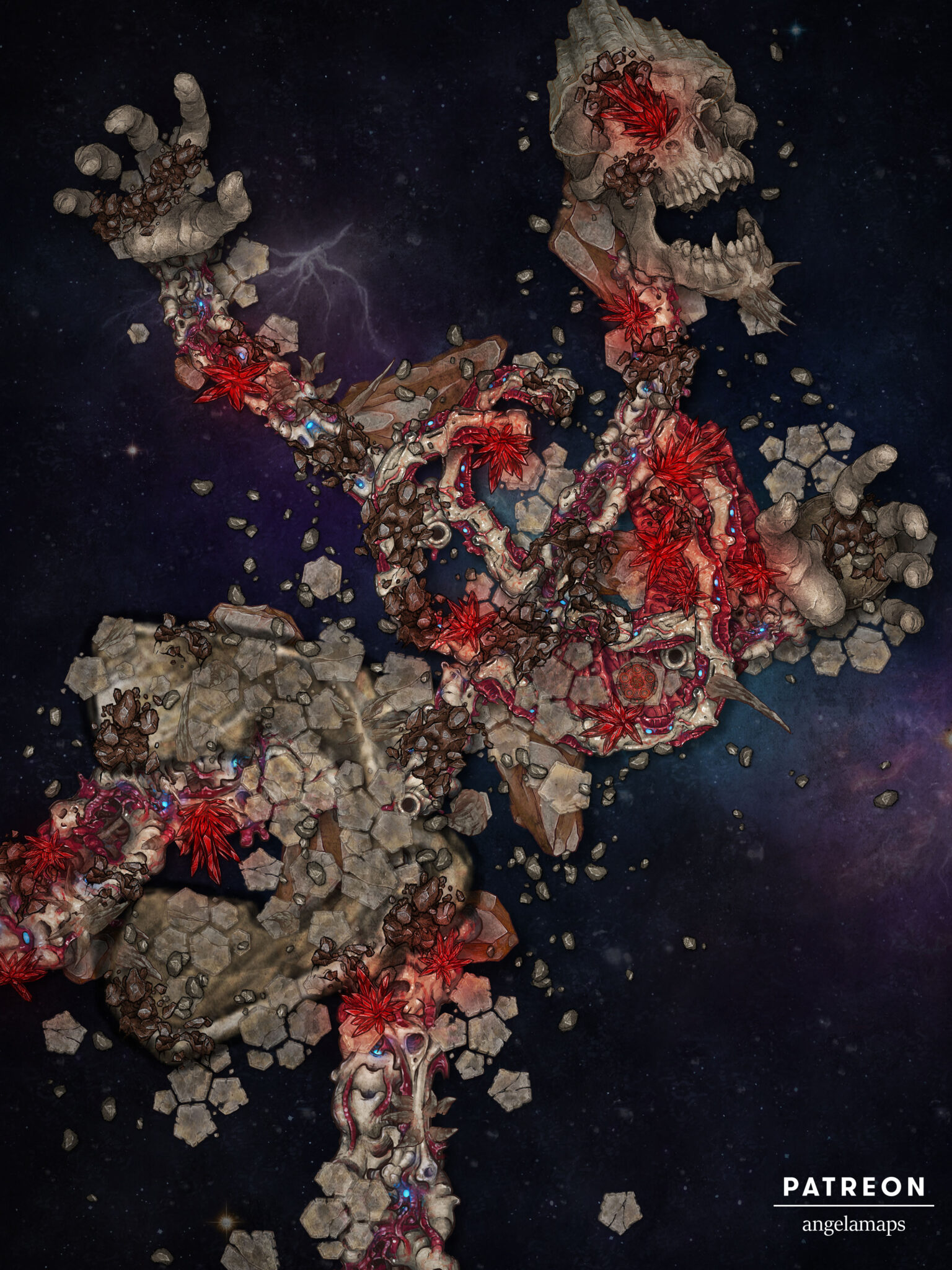 Dead God – Angela Maps – Free, Static, and Animated Battle Maps for D&D ...