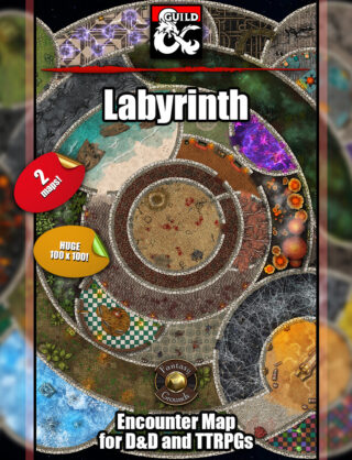 Labyrinth – Angela Maps – Free, Static, and Animated Battle Maps for D ...