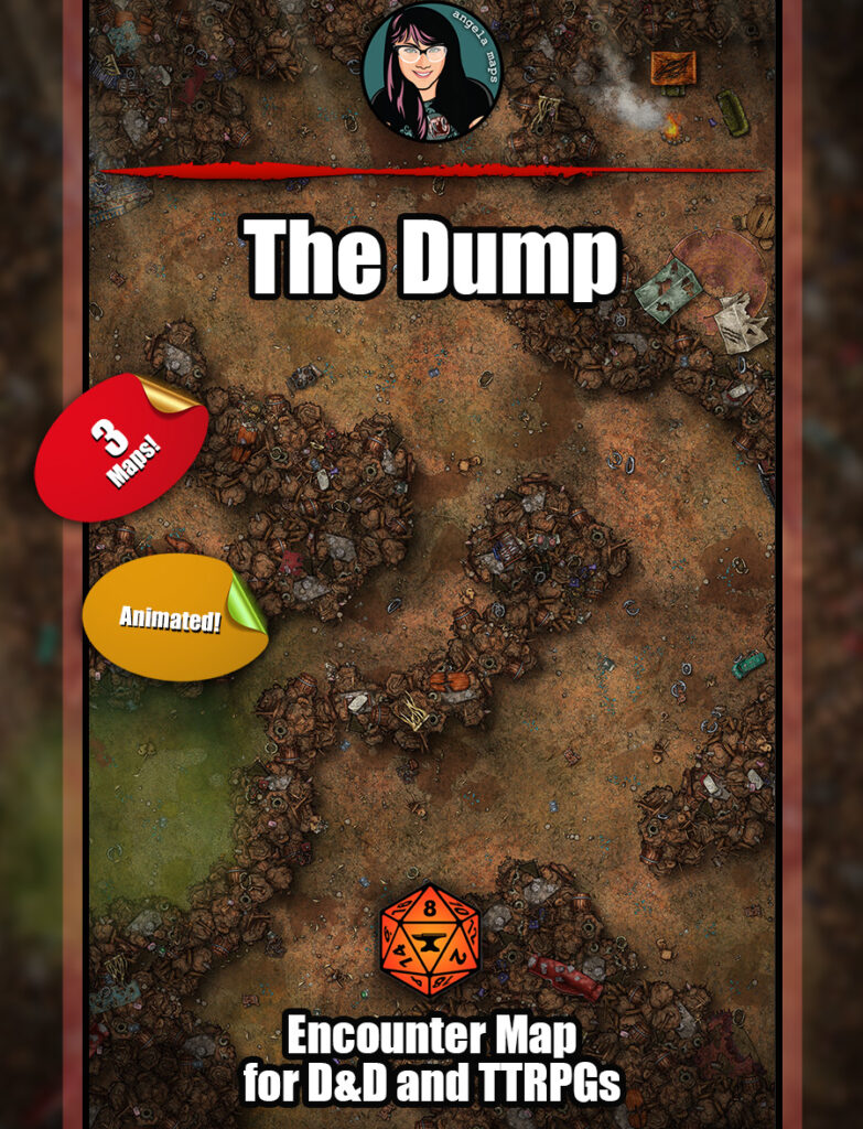 The Dump – Angela Maps – Free, Static, and Animated Battle Maps for D&D ...