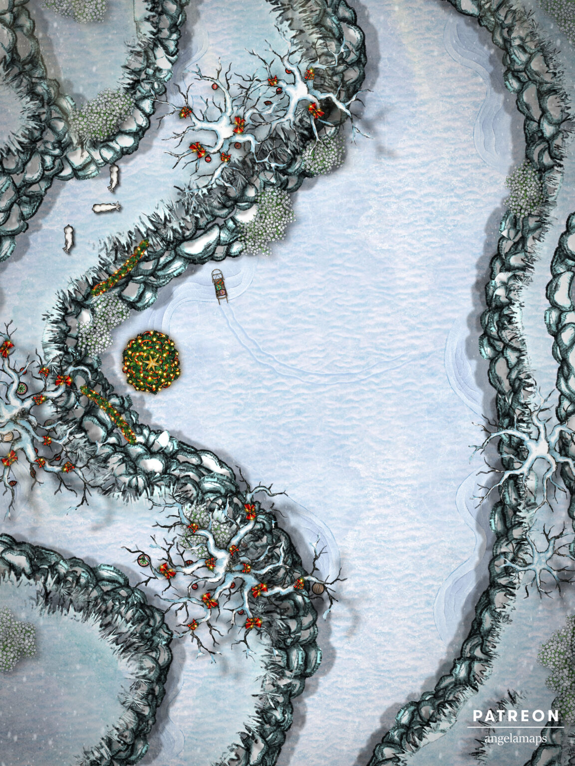 Winter – Angela Maps – Free, Static, and Animated Battle Maps for D&D ...
