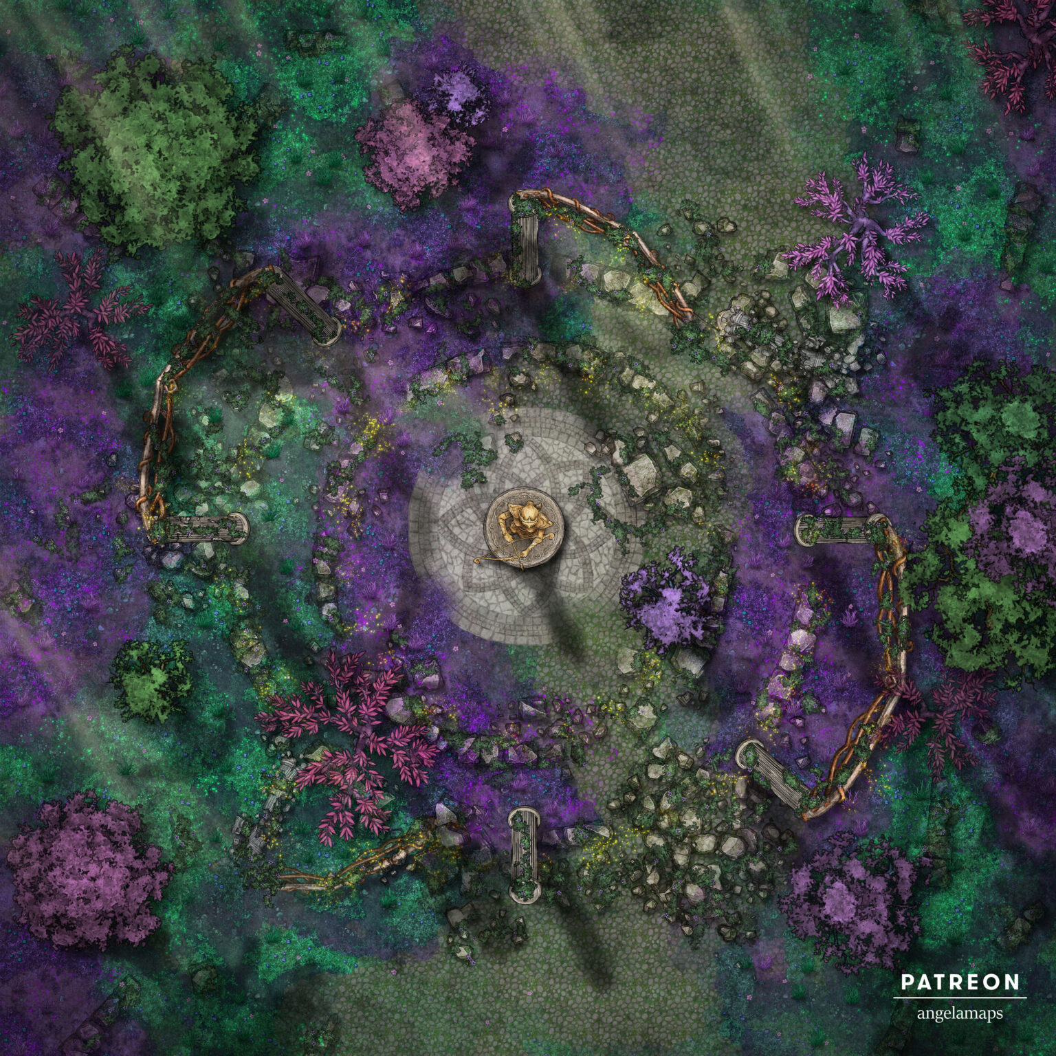 Elven Lands – Angela Maps – Free, Static, and Animated Battle Maps for ...