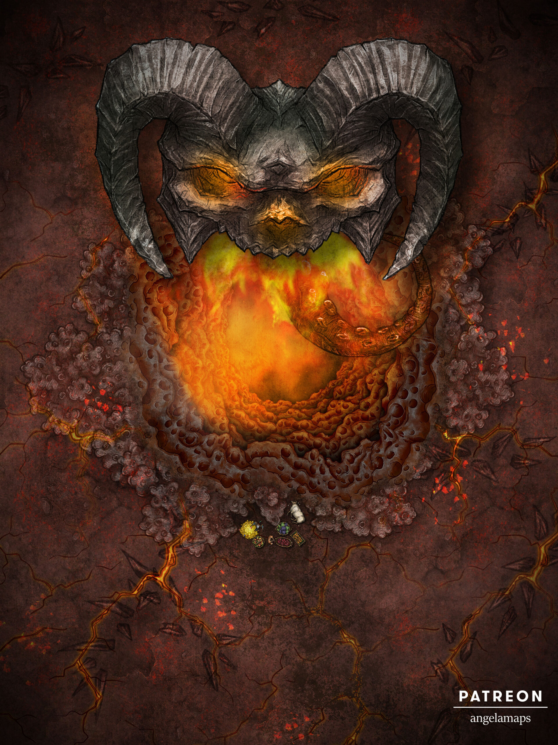 Hell Sacrifice – Angela Maps – Free, Static, and Animated Battle Maps ...