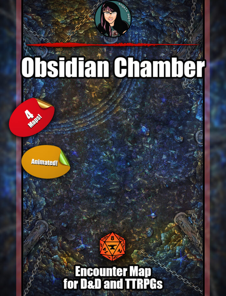Obsidian Chamber – Free WEBM animated map! – Angela Maps – Free, Static ...