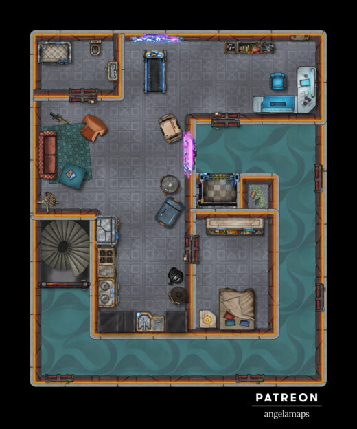 Apartment – Angela Maps – Free, Static, and Animated Battle Maps for D ...