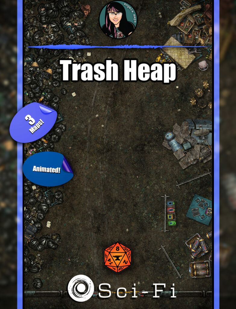 Trash Heap – Angela Maps – Free Battle Maps for TTRPGs