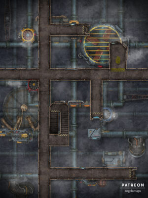 Catwalk – Angela Maps – Free Battle Maps for TTRPGs